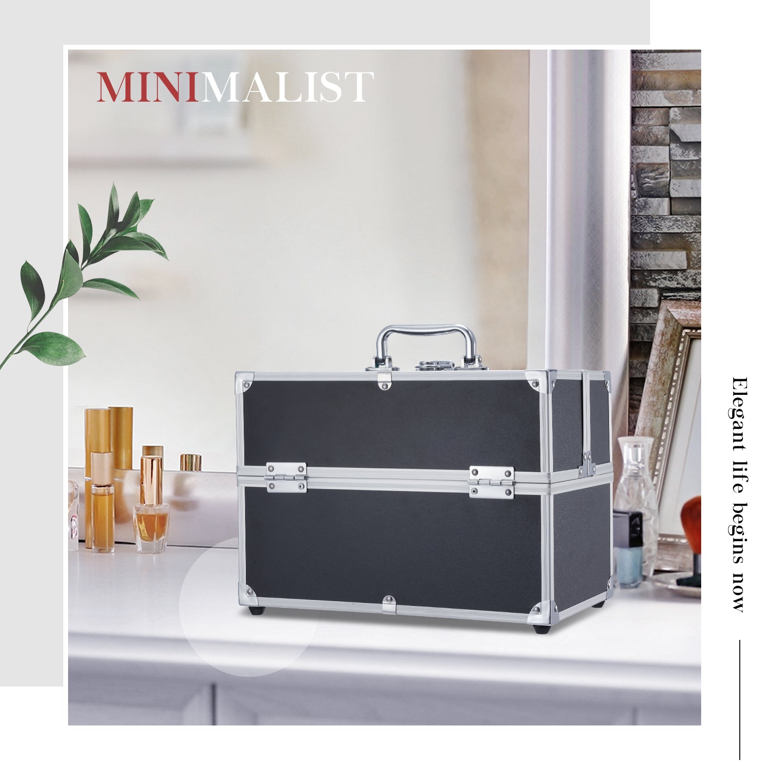 Professional Makeup Box Travel Case M90G – Joligrace