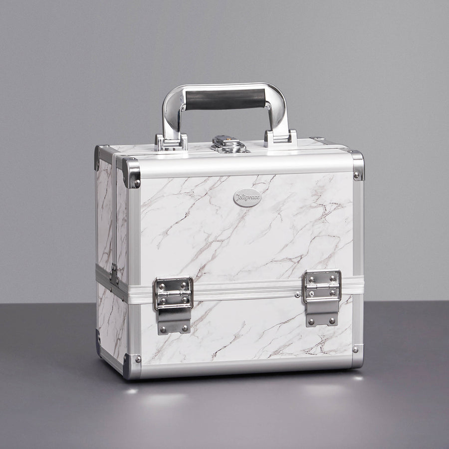 Joligrace Marble White Makeup Case M88N