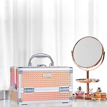Joligrace Shiny Orange Makeup Case 87N