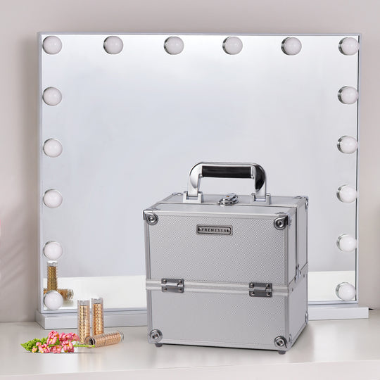 Silver Makeup Case M80L – Joligrace